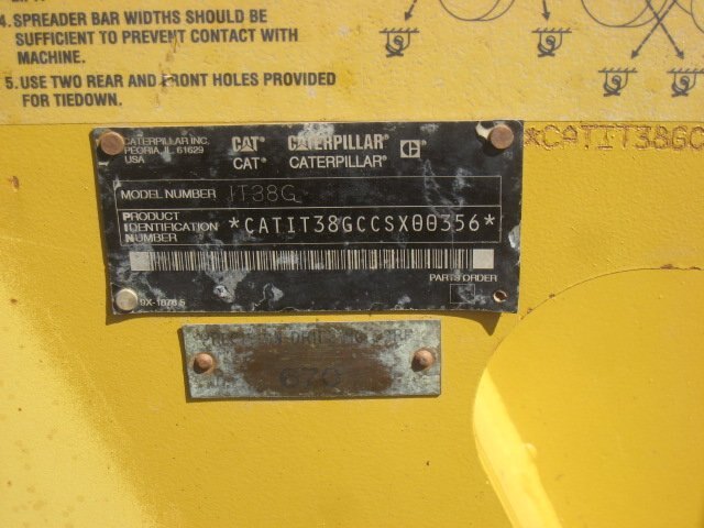 2003 Caterpillar IT38G Series II Wheel Loader | E3-0356 | Alaskan ...