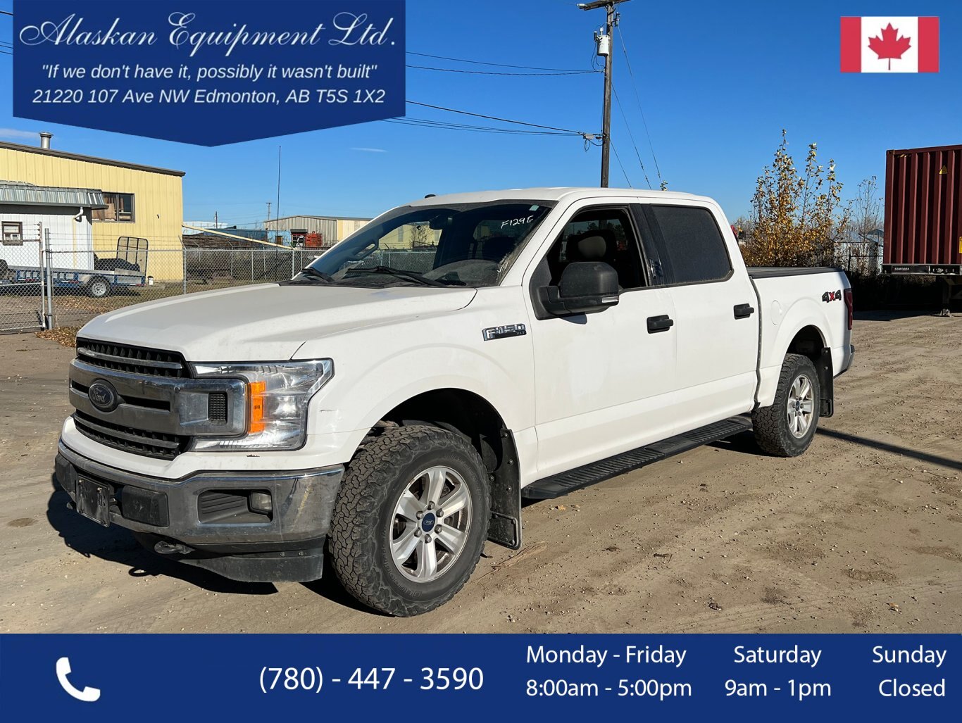 2018 Ford F-150 XLT SuperCrew 4x4 | P3-5714 | Alaskan Equipment | Heavy ...