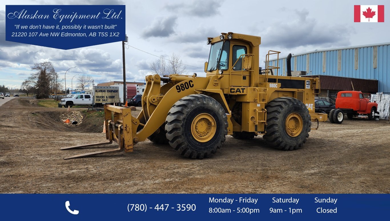 1990 Caterpillar 980C Wheel Loader | E3-9144 | Alaskan Equipment | Heavy Equipments, Heavy ...