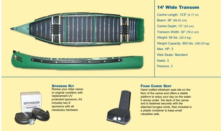 BW Marine Commander Transom Canoes | Blue Sky Marine | Boats ...