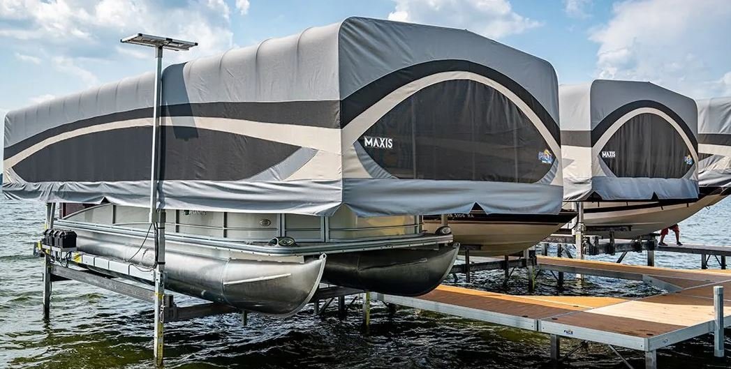 FLOE Vertical Screw Lifts VSD 5000 Pontoon | Northern Leisure Marine 1 ...