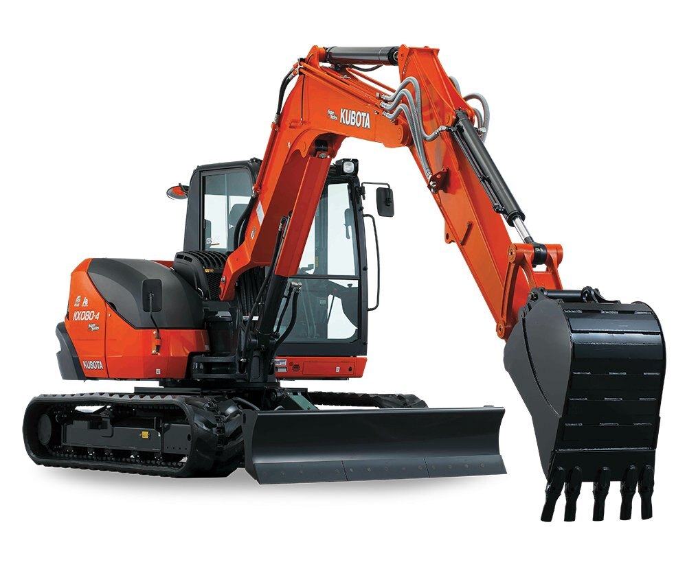 Kubota KX080 Series|Mini Excavators - Kubota North Sales & Service
