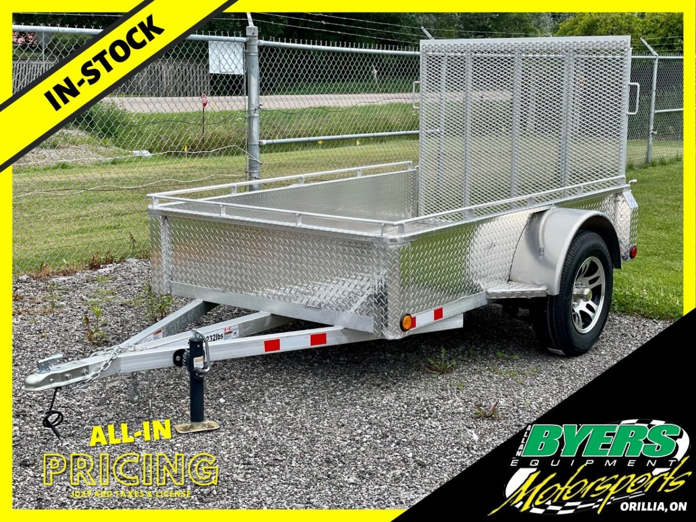 5x8 Aluminum Utility Trailer