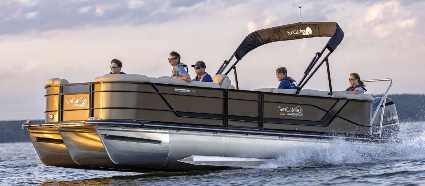 Suncatcher Pontoon boats Page | Northland Marine and Storage 705-489 ...