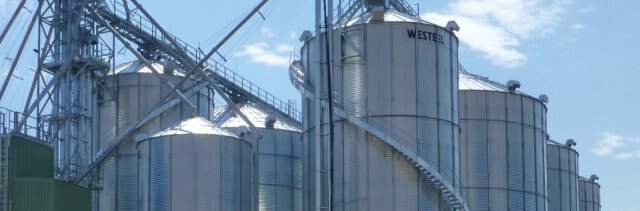 Westeel Commercial Storage Flat Bottom Grain Bins | Embro Farm Systems ...