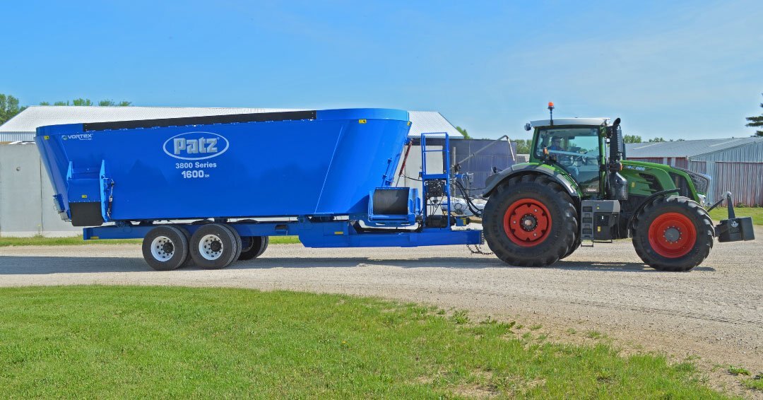 PATZ 3800 SERIES TRAILER TMR VERTICAL MIXER | Embro Farm Systems ...