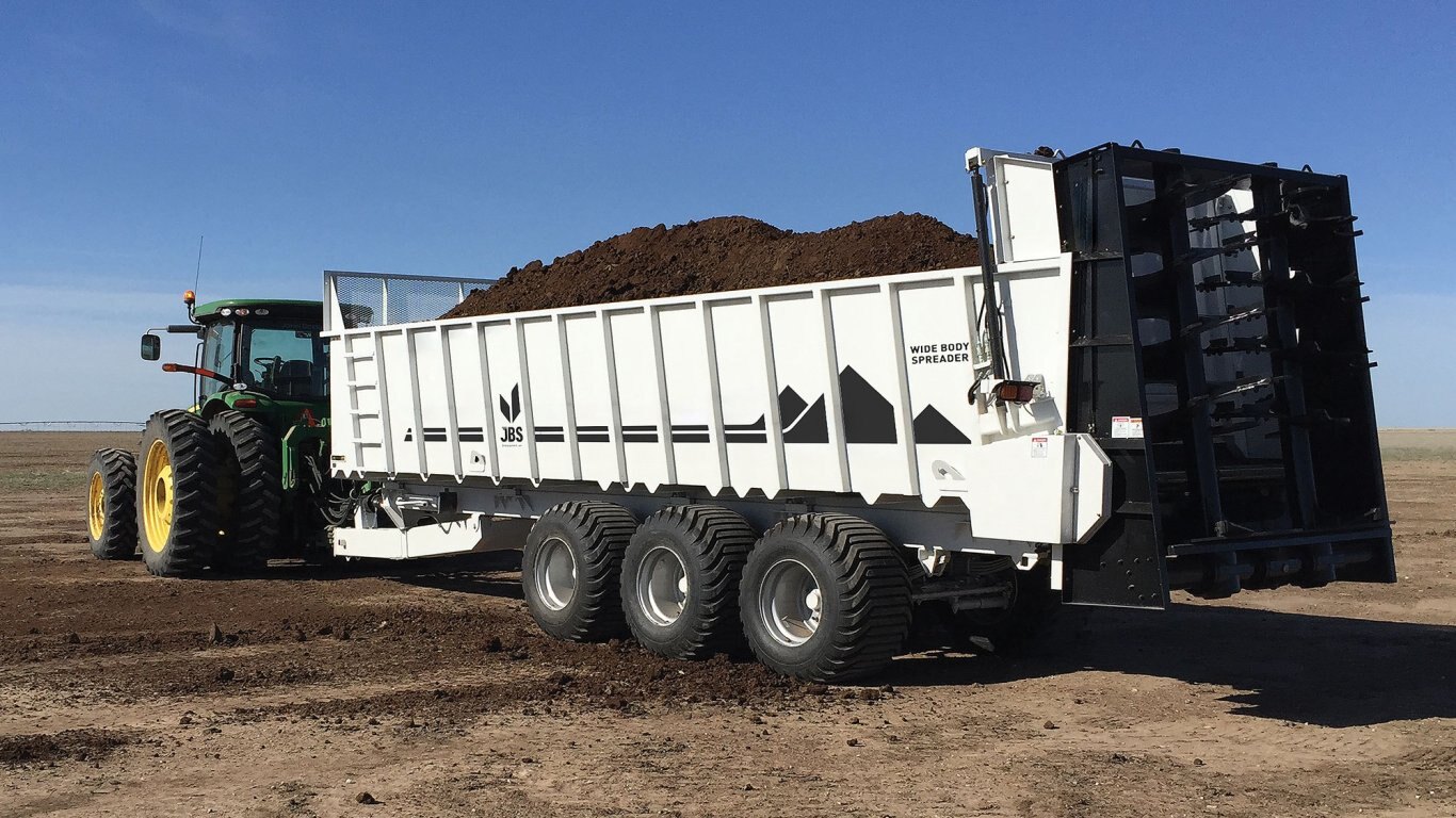 JBS Wide Body Manure Spreader