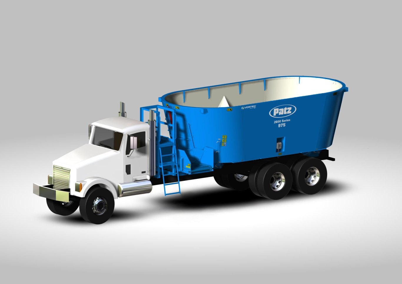 Patz 2600 Series Truck Mount TMR Vertical Mixer Series | Embro Farm Systems - Embro Ontario, AG ...