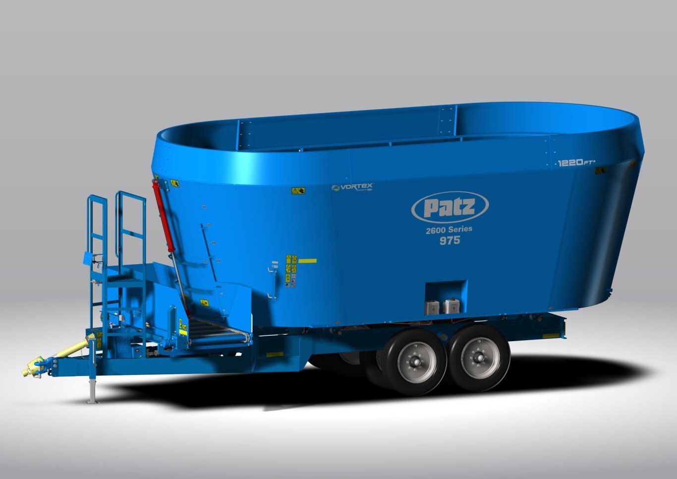 Patz 2600 Series Trailer TMR Vertical Mixer Series | Embro Farm Systems ...