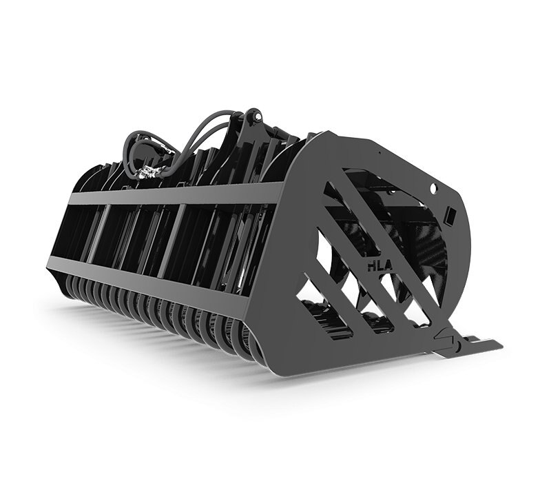 HLA Stone Fork (Retainer Style Tine) with Split Grapple - HEAVY DUTY ...