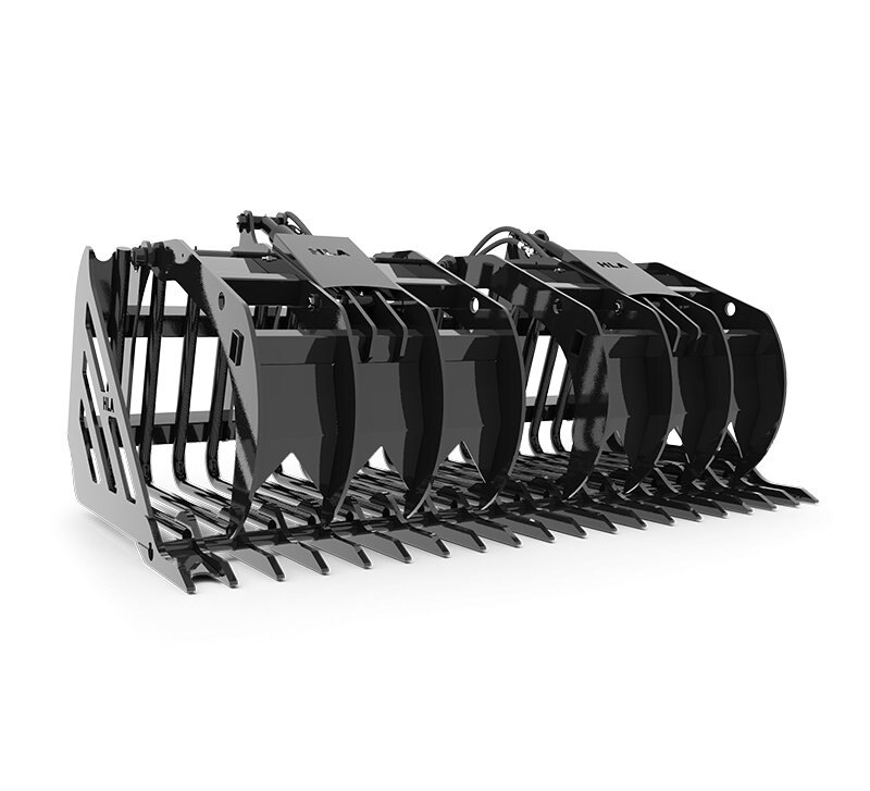 HLA Stone Fork (Retainer Style Tine) with Split Grapple - HEAVY DUTY ...