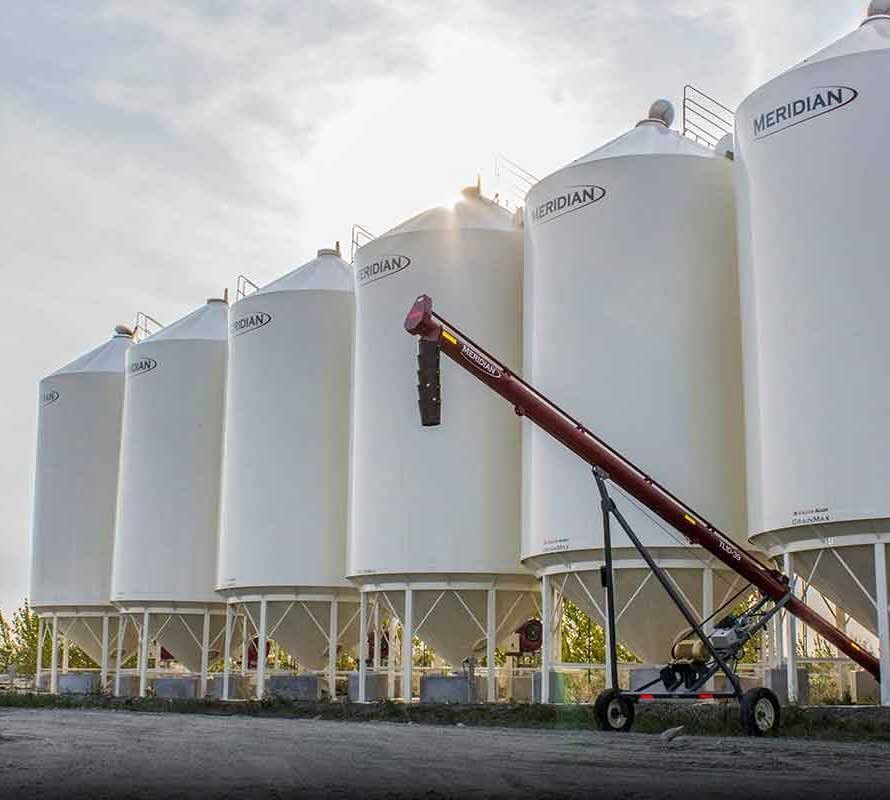 Corn & Grain Storage Solutions: Meridian Hopper Bins for Sale in Manitoba