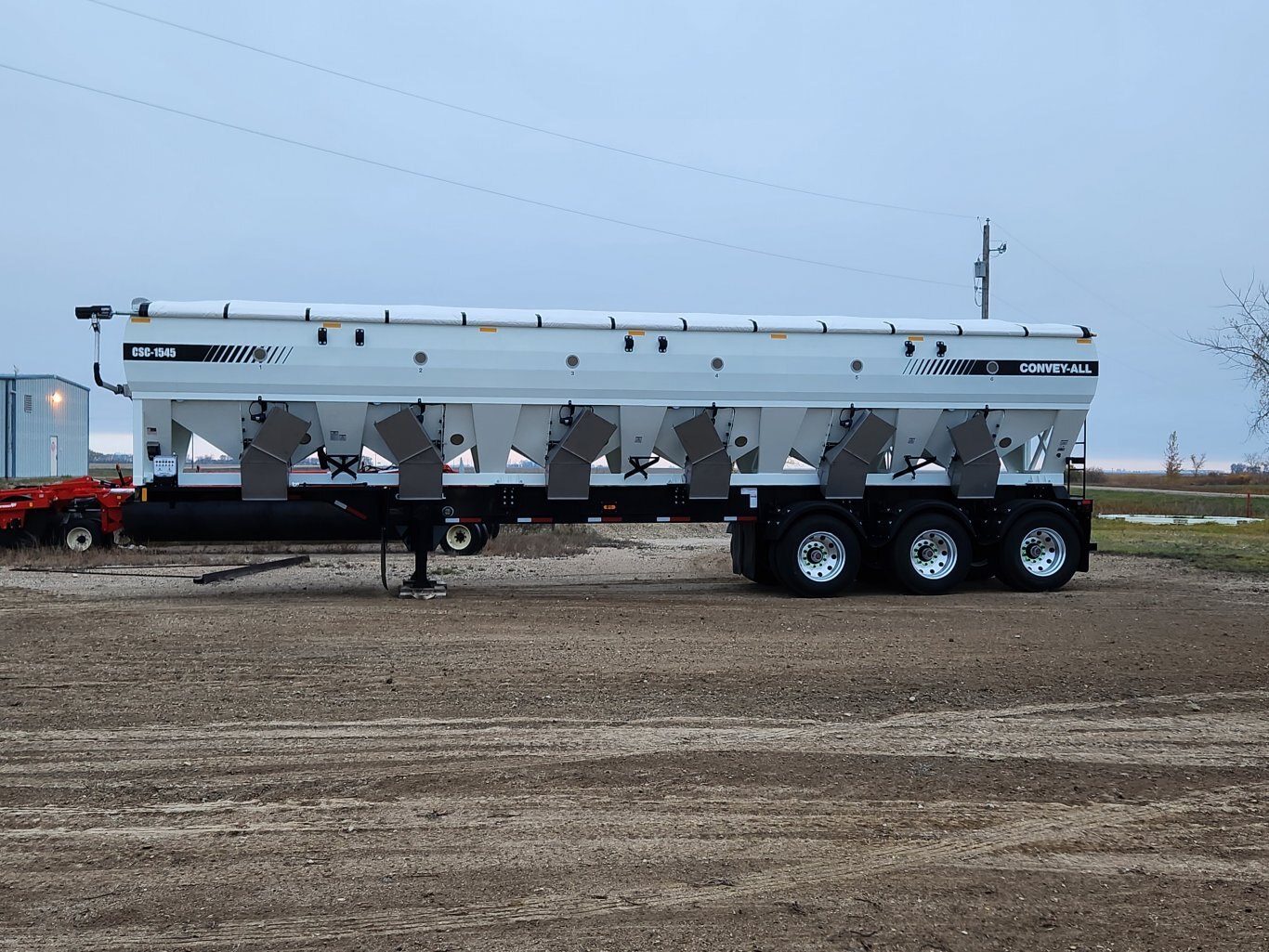 CSC 1545 DUAL-USE c/w Scales Gravity Side Dump Seed Tender and Fertilzer TenderCSC 1545 DUAL-USE ...