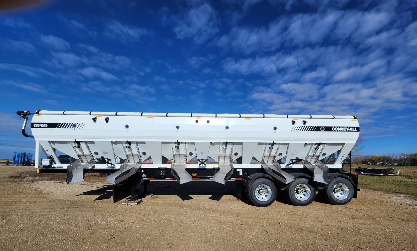 CSC 1545 DUAL-USE c/w Scales Gravity Side Dump Seed Tender and Fertilzer TenderCSC 1545 DUAL-USE ...