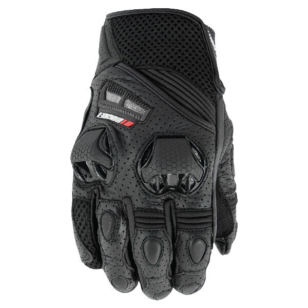 JRC SPEEDMASTER AIR LEATHER/MESH SHORT GLOVES
