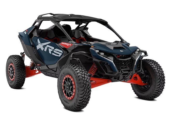 2025 Can-Am Maverick R X RS with Smart-Shox Dusty Navy & Legion Red ...