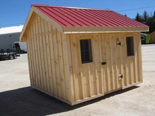 10x10 Outdoor Shed | MS-10X10SH-DR | Home - Maxwell Sheds - 408065 Grey ...