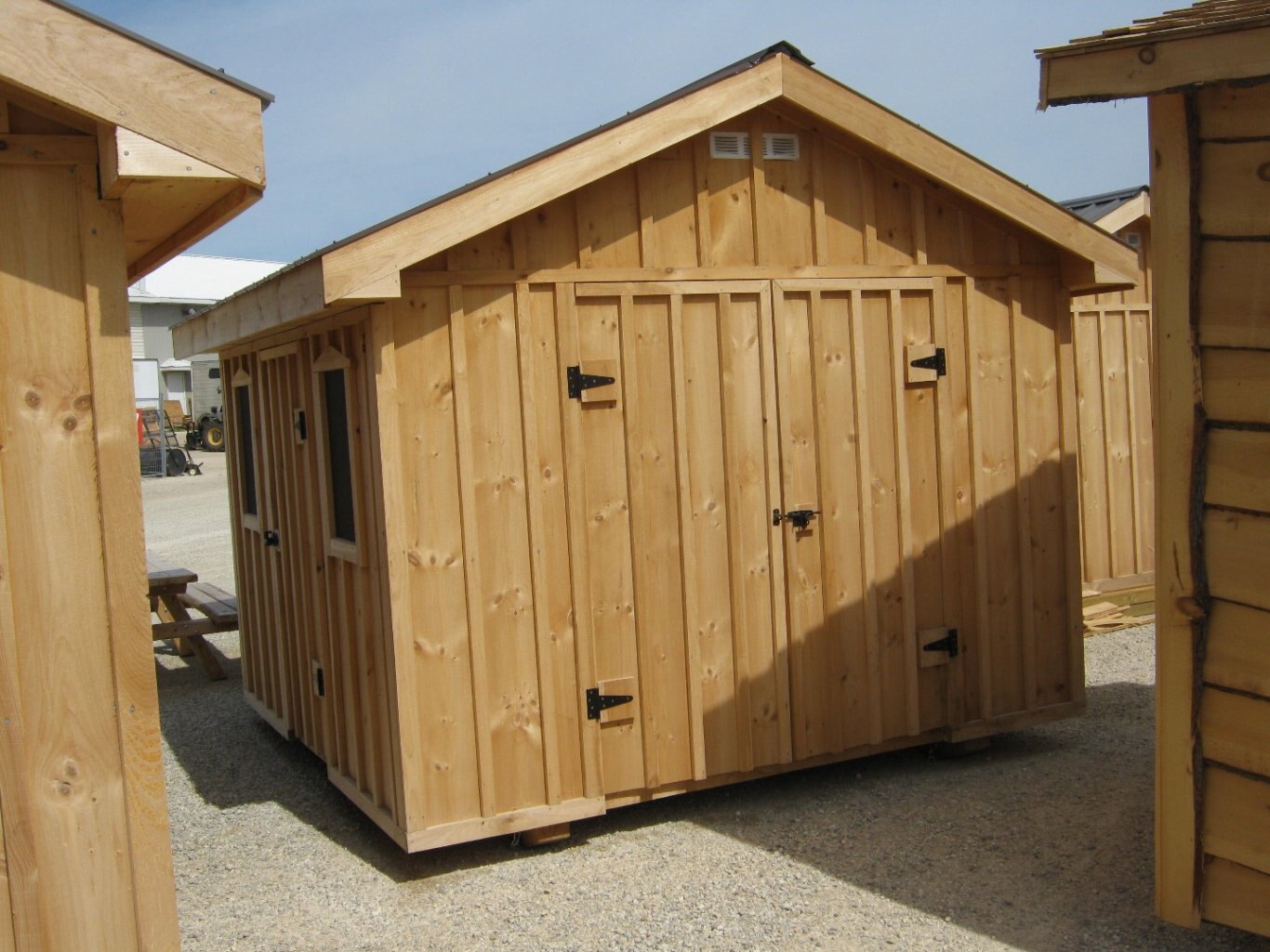 10x10 Outdoor Shed | MS-10X10SH | Home - Maxwell Sheds - 408065 Grey ...