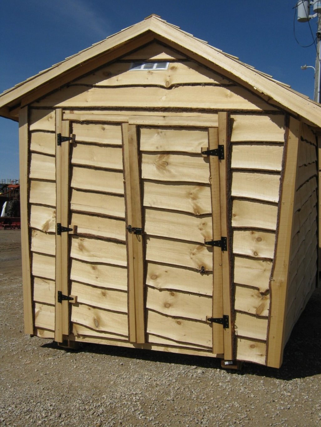 8x12 Crooked Shed | MS-8X12CROOKED | Home - Maxwell Sheds - 408065 Grey ...