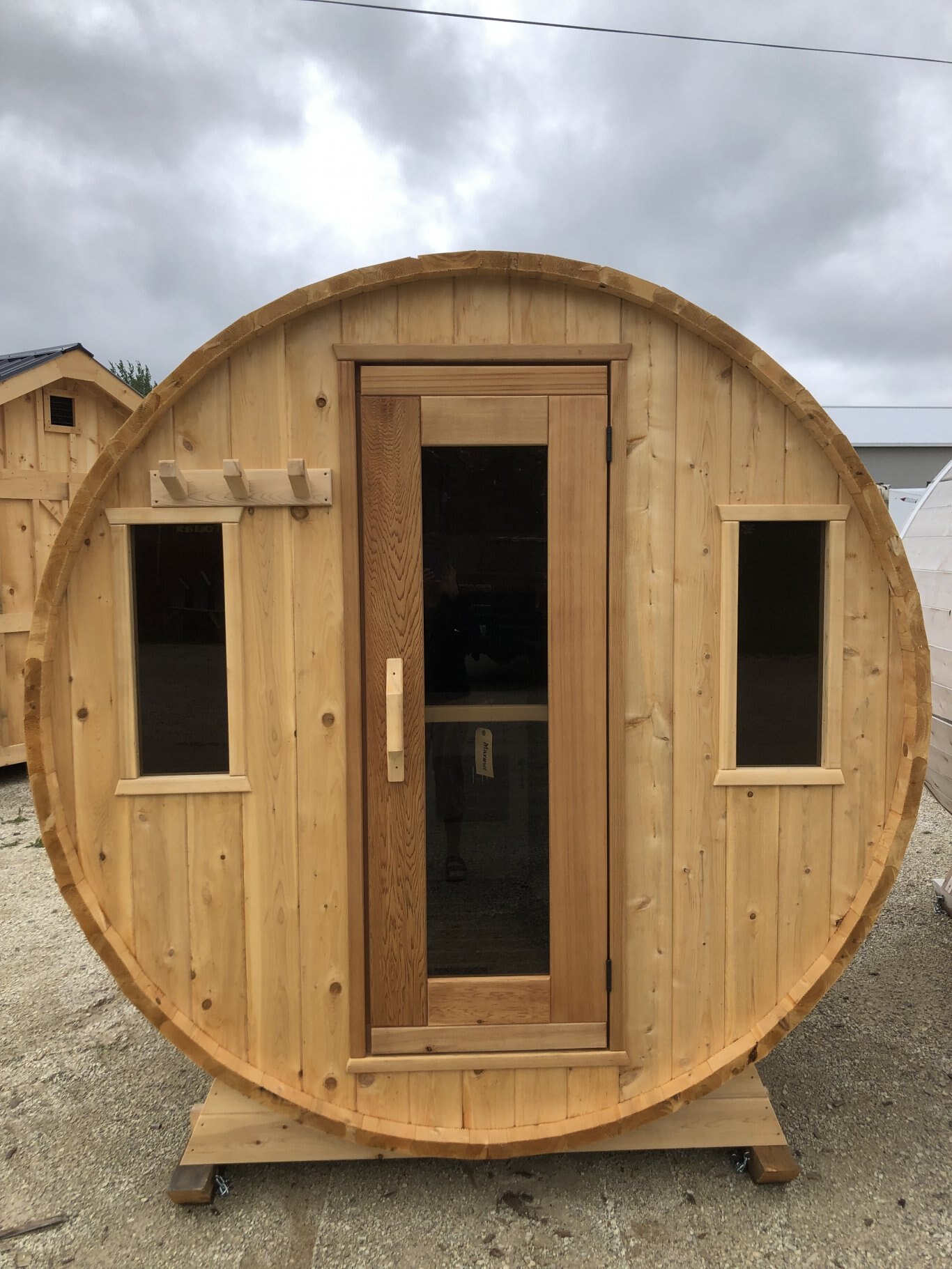 7x6 Barrel Sauna | MS-7X6BS | Home - Maxwell Sheds - 408065 Grey Road 4 ...