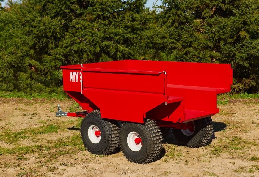 Creekbank Welding ATV Dump Trailer Red | Kevin Kidd Equipment ...