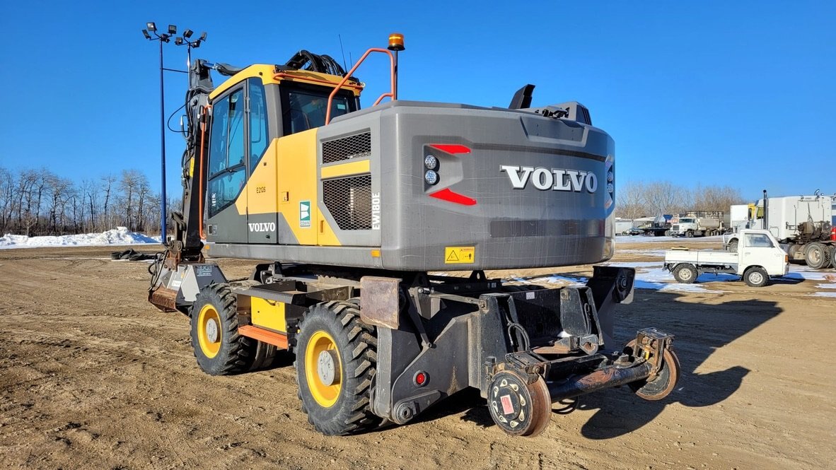 2017 Volvo EW180E Diversified Mobile Hi Rail Excavator | JRLFVOLVO ...