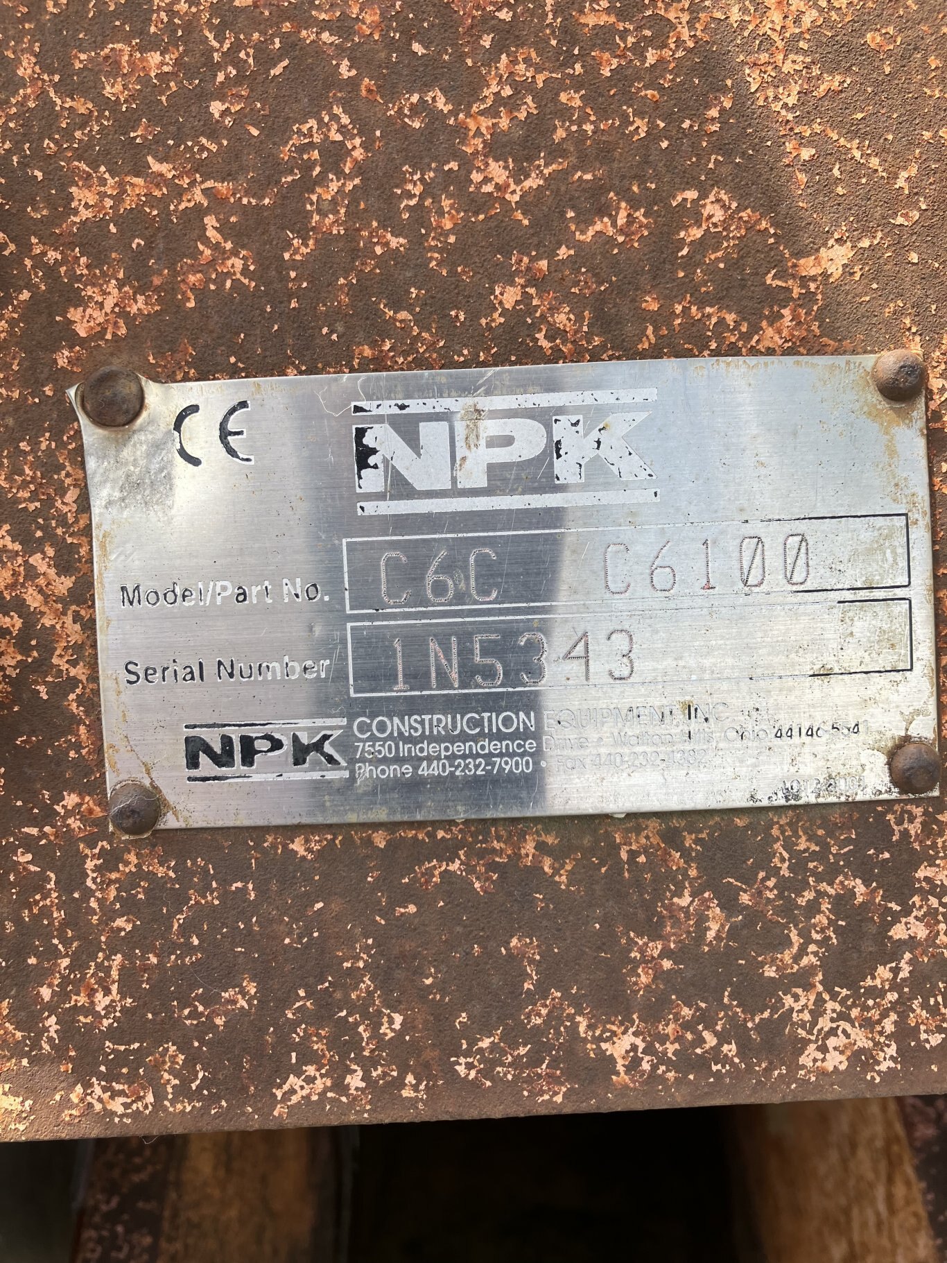 NPK C6C PLATE COMPACTOR FOR DEERE | 999999 | Home | Oliveira Equipment | Tilbury and Lambton, ON ...