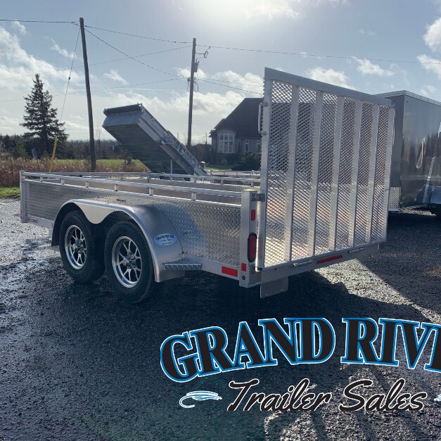 Aluminum 6x12 strait gate Tandem Axle Landscape Utility Trailer | Home ...