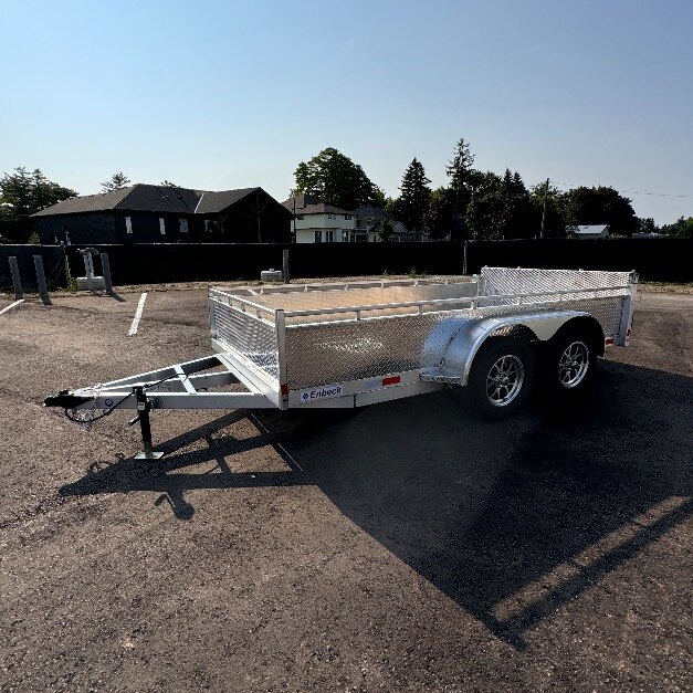 Aluminum 7x12 Tandem Landscape bifold Gate | Home | Powersports Link ...