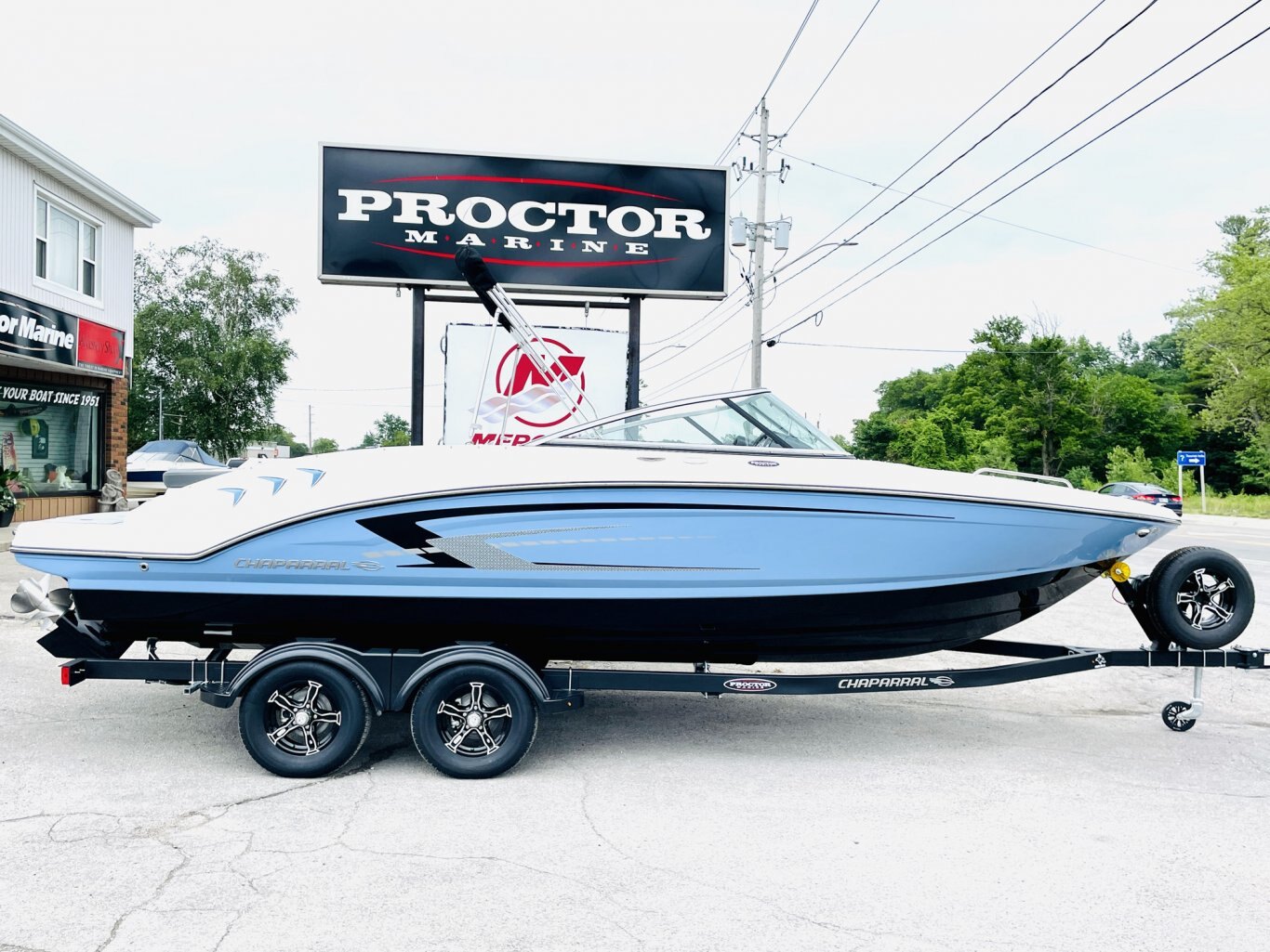 2023 CHAPARRAL 23 SSi Wide Band Hull - Steel Blue | CH23SSI23.02 | Home ...