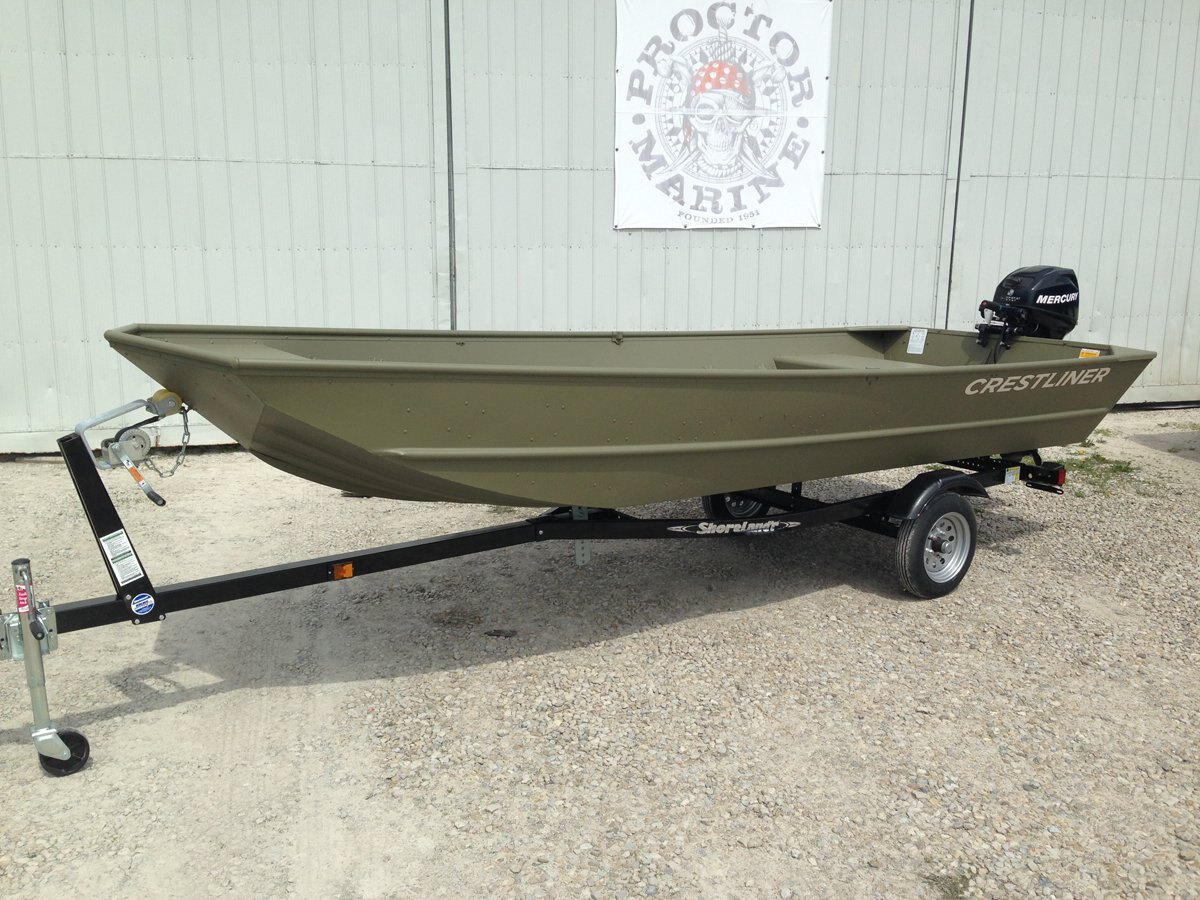 2024 Crestliner 1648 Mod-V Jon Boat | Home | Proctor Marine - Serving ...