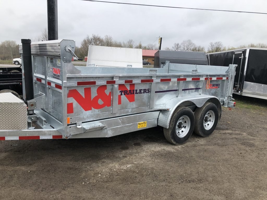 N&N 7.5 Ton 14\' Galvanized Dump Trailer | HD8216815K | Ontario ...