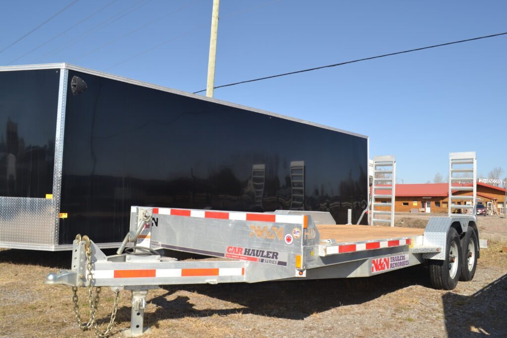 N&N 7.5 Ton 18\' Galvanized Equipment Trailer | ICHHD18G14K | Ontario ...