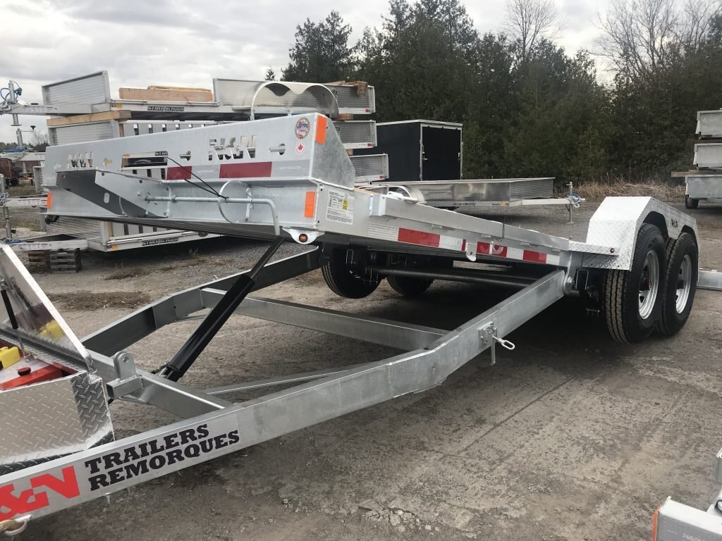 N&N 7 Ton 20\' Galvanized Full-Bed Tilt Trailer | LOW20G14K | Ontario ...