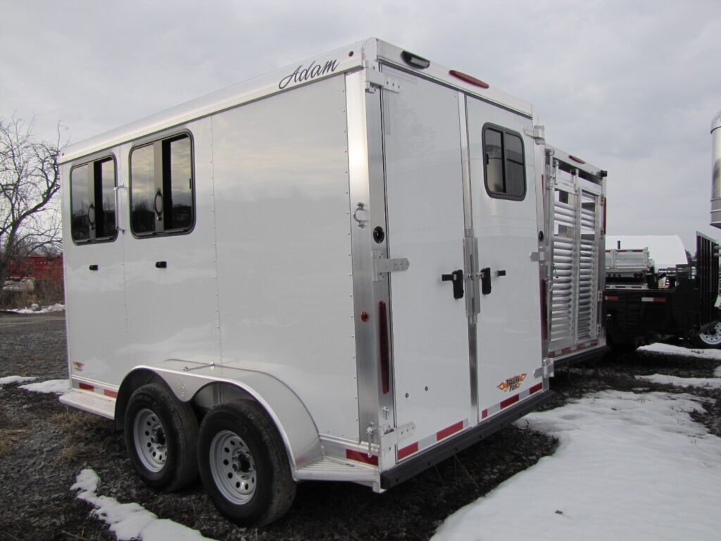 Adams Trailers 2 Horse Slant Load Trailer | Mustang M2040 | Ontario Trailers for Sale: Trailers ...