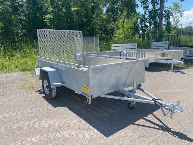 Advantage 5x8 Galvanized Utility Trailer | GBT583R | Ontario Trailers ...