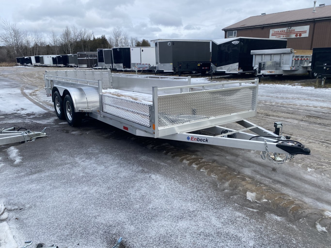 ENBECK 16\' DOUBLE SIDE LOAD ATV TRAILER | SATT716TDSLB | Ontario ...