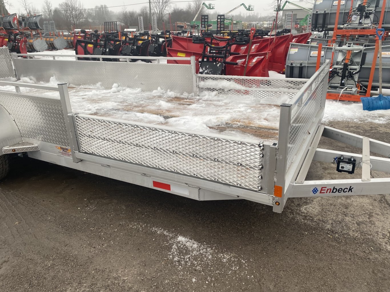 ENBECK 18\' DOUBLE SIDE LOAD TRAILER | SATT718TDSLB | Ontario Trailers ...