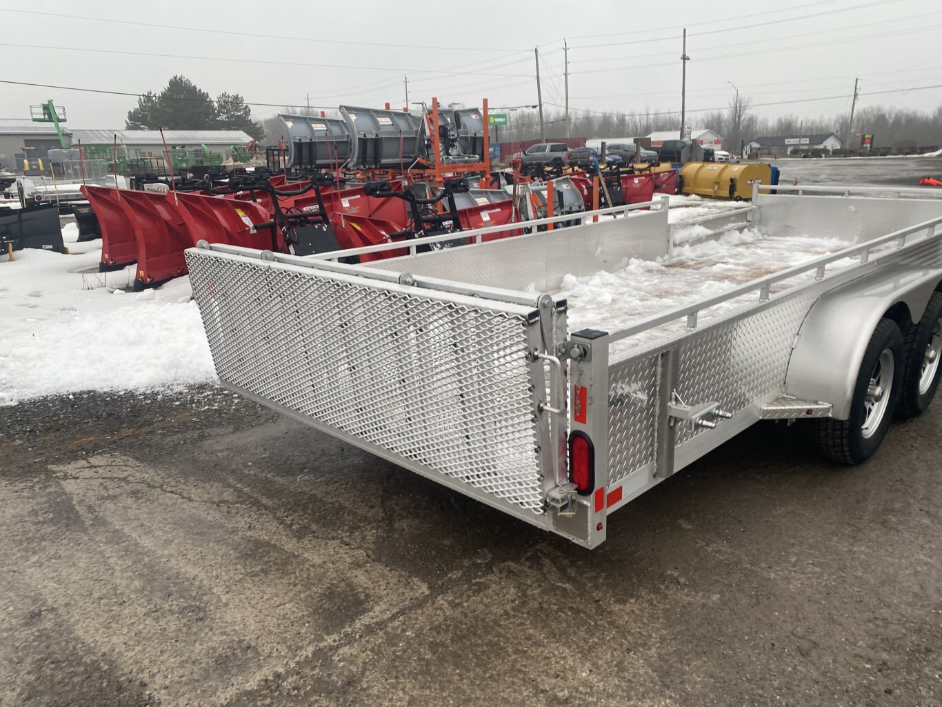 ENBECK 18\' DOUBLE SIDE LOAD TRAILER | SATT718TDSLB | Ontario Trailers ...