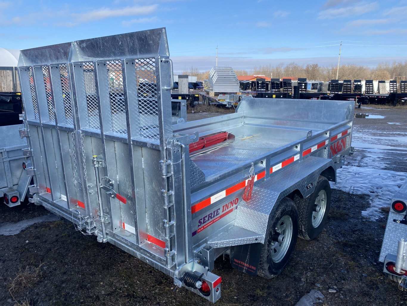 N&N 12\' 5 TON DUMP TRAILER w/ COMBO RAMPS | ID72144G10KCG | Ontario ...