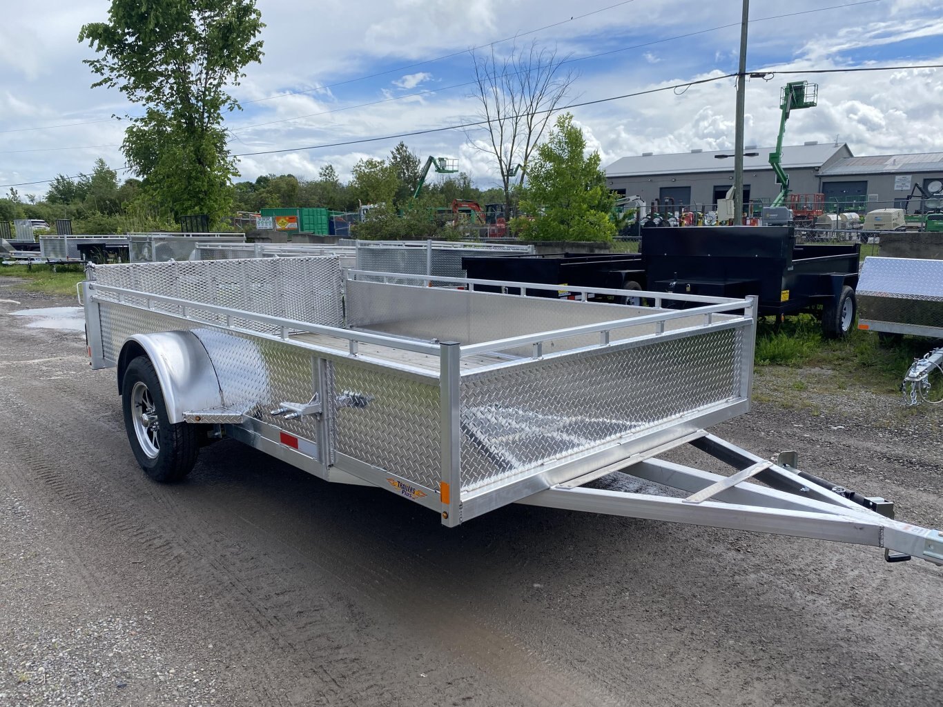 ENBECK 12\' S/A UTILITY TRAILER | SAS712B | Ontario Trailers for Sale ...