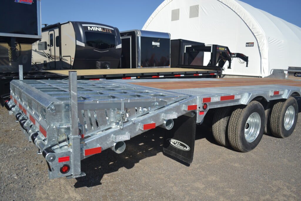 Maxi-Roule 25\' 12 Ton Deckover Equipment Trailer | TA24E-20+5-LP ...