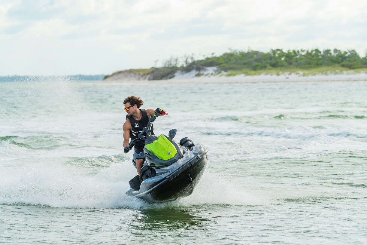 2023 Yamaha Jet Blaster Black/Acid Green | Gaston's Sport & Marine ...