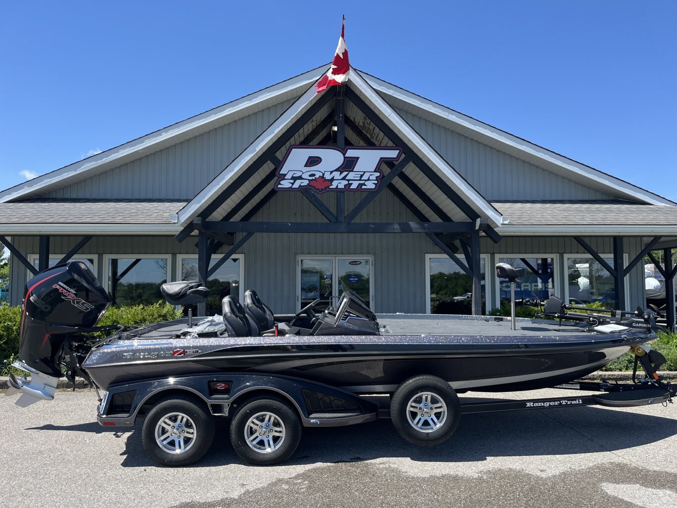 Blue Ranger Boat VF250LB On Ranger Z520 Performance Yamaha Outboards