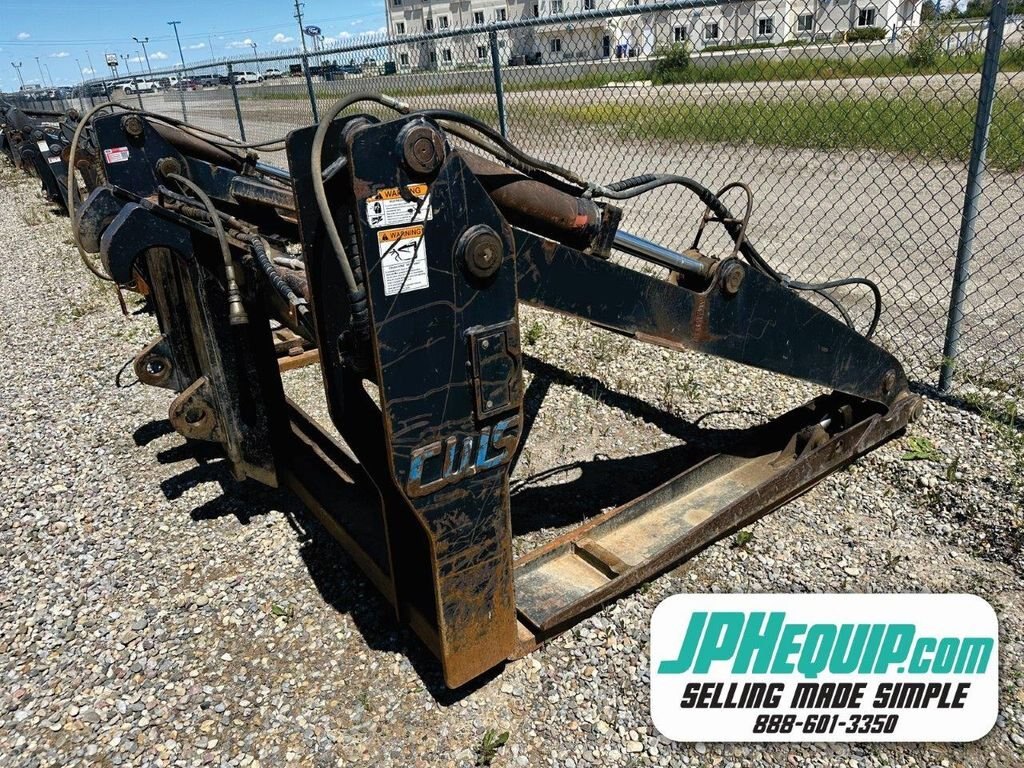 2015 Large Wheel Loader Pipe Grapple 120” wide 84” forks can relug to ...