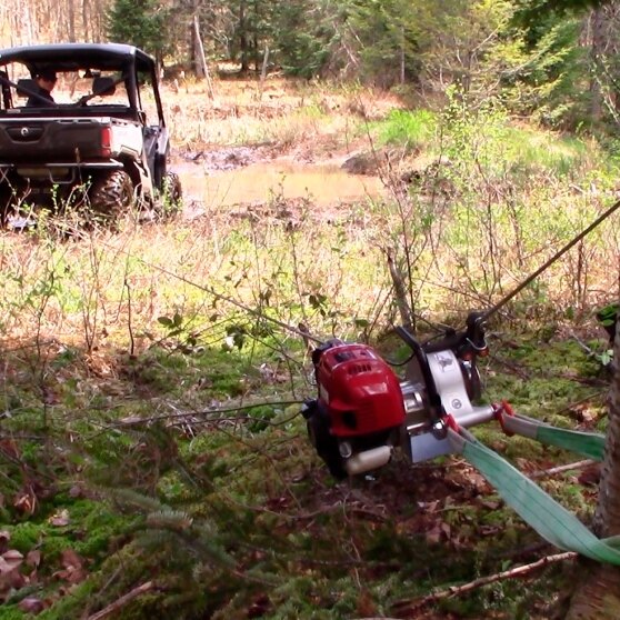 Portable Winch GX50 Gas Powered Winch with Accessories
