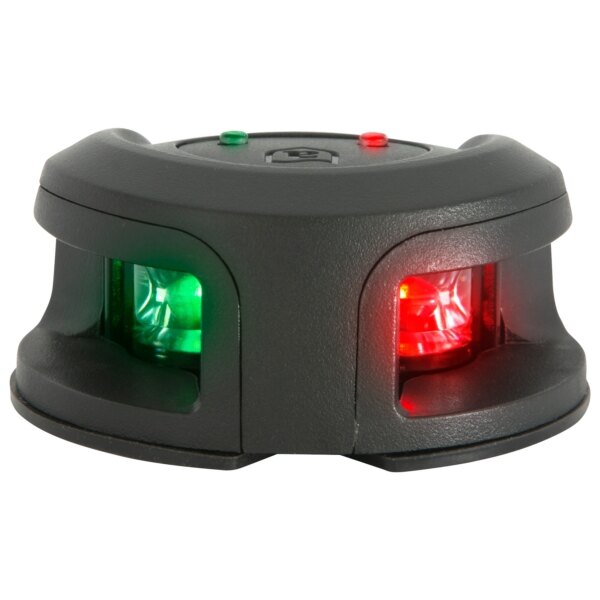 Attwood LightArmor Deck Mount Navigation Lights Bi-color Lights - Black ...