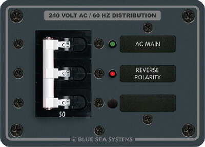 AC 120/240V MAIN CIRCUIT BREAKER PANEL (BLUE SEA SYSTEMS) | 661-7372 ...