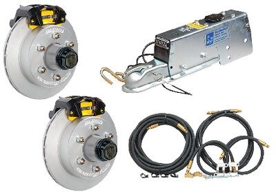 ELIMINATOR VENTED DISC BRAKES W/VORTEX HUBS - COMPLETE KIT (DEXTER ...